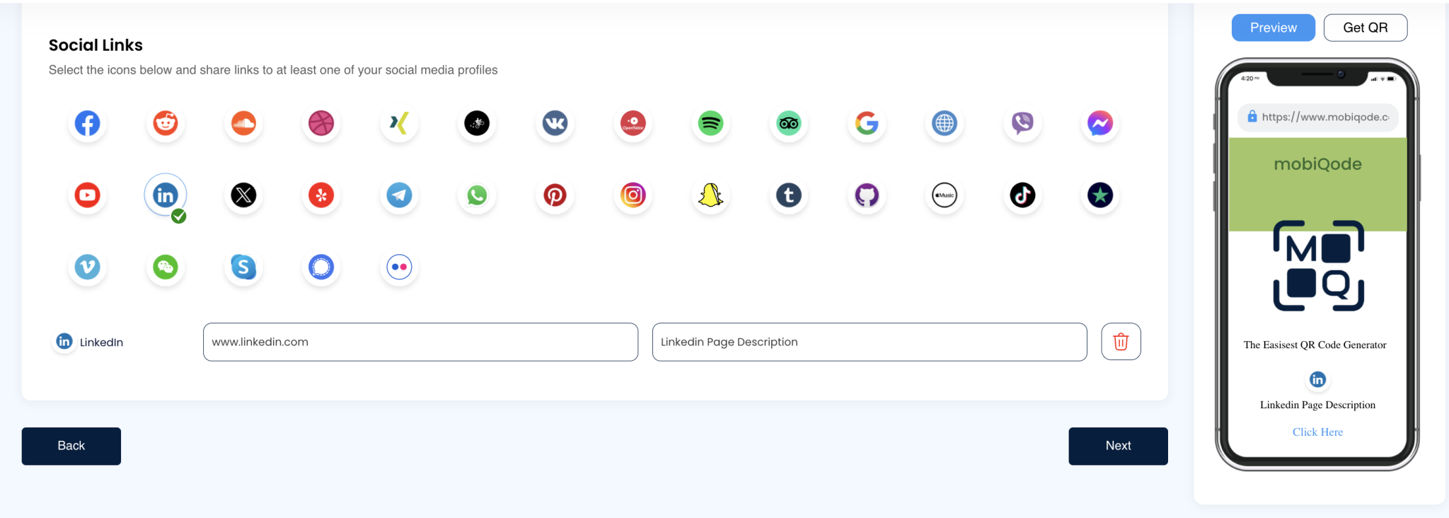 LinkedIn QR Codes: How to Create QR Codes For LinkedIn - mobiQode