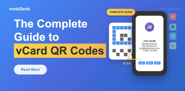 The Complete Guide to vCard QR Codes - mobiQode