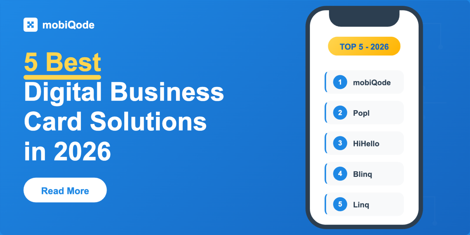 5 Best Digital Business Card Makers in 2026 | mobiQode